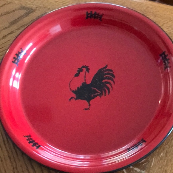 Dining | Vintage Enamelware Rooster Serving Platter | Poshmark